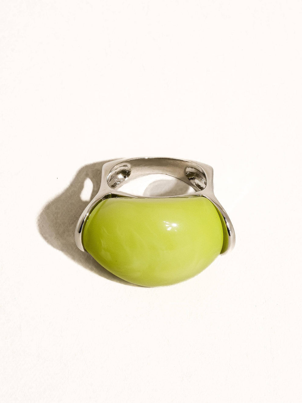 Nanette Platinum Green Jade Statement Ring – Spice Scottsdale
